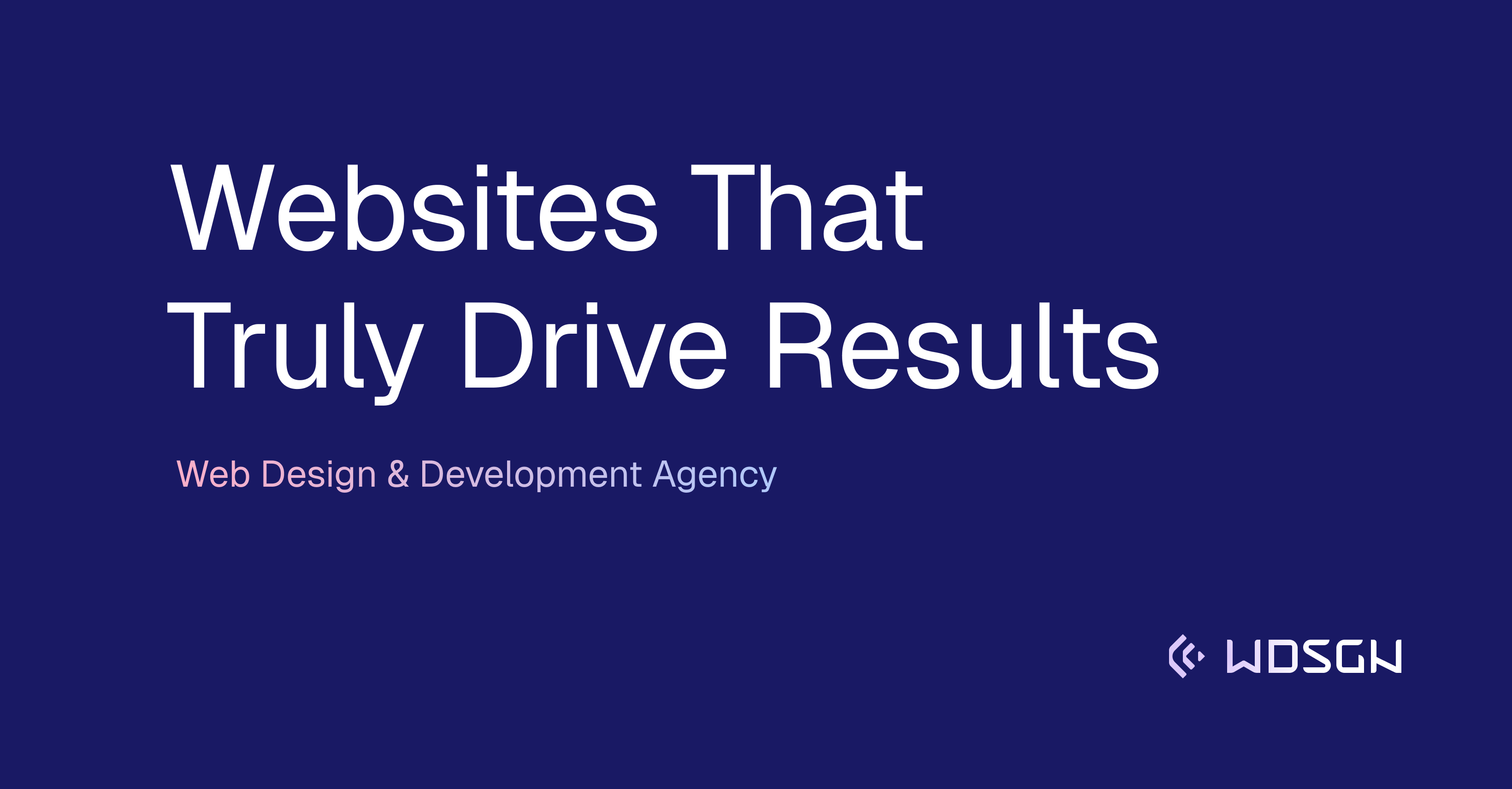 Web Design & WordPress Development Agency 🌟